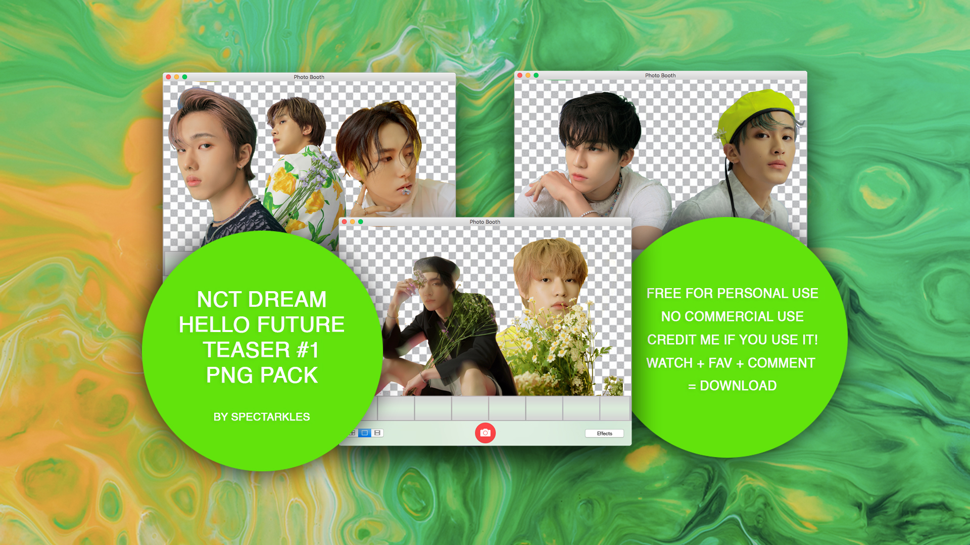 NCT Dream Hello Future PNG Pack #1 by spectarkles by VicPandaHyuna204 ...