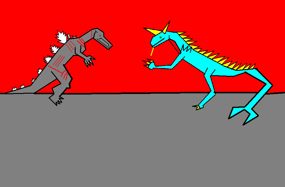 Godzilla vs Barugaron by Dinossword on DeviantArt