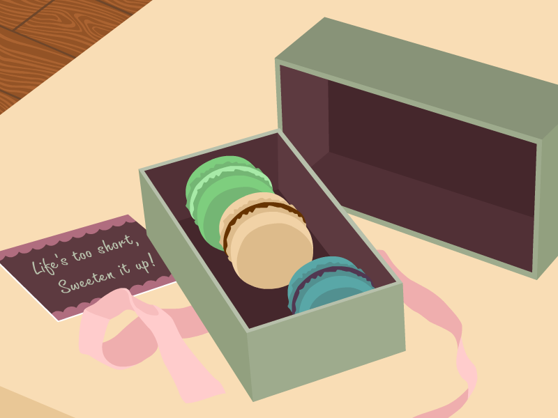 Sweetest Macarons Animated by 25th-Crisis on DeviantArt