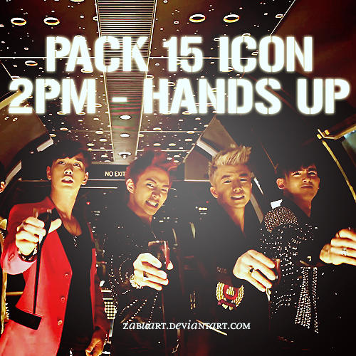 2PM HANDS UP PACK 15 ICONOS by zabuART on DeviantArt