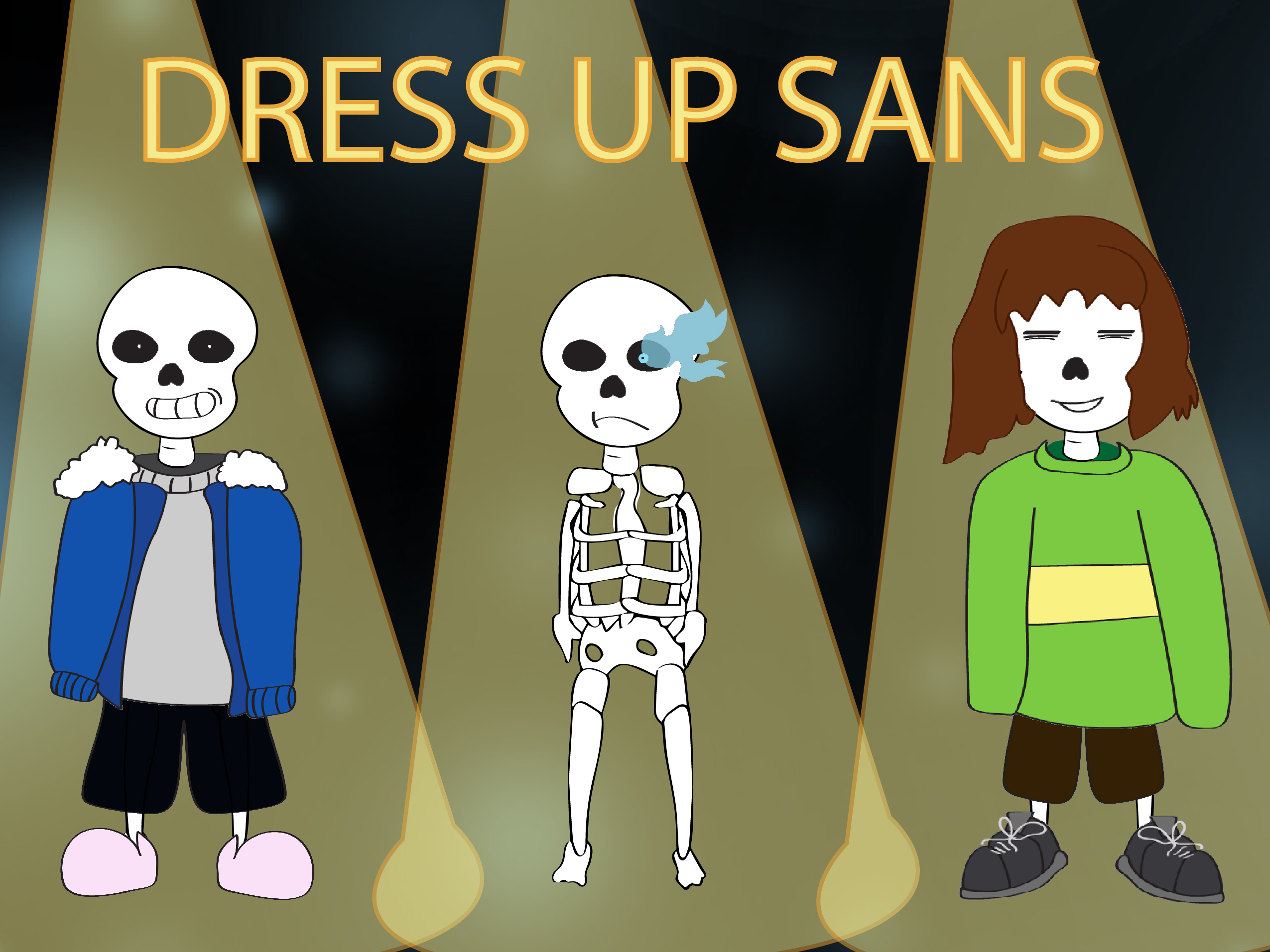 Dress Up Sans! (updated) by Green4eva on DeviantArt