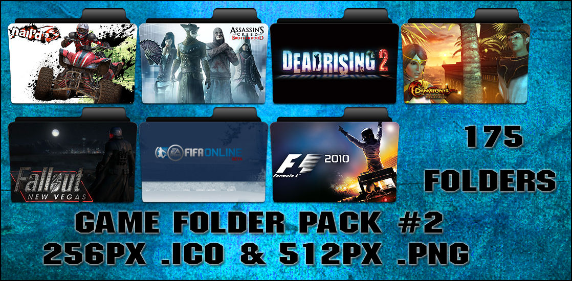 Game Folder Pack 2 175 Folders by floxx001 on DeviantArt