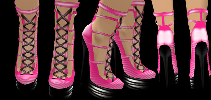 Laced Corset Shoe by Blazin and Krystlestarfall by Krystlestarfall on ...