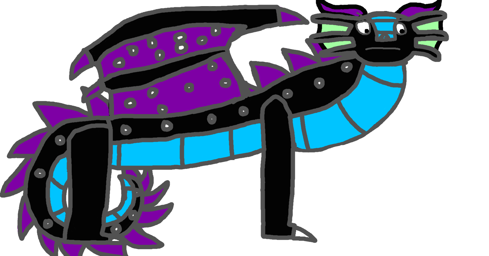 Nightfall the RainWing/NightWing by DragonGirlRoar on DeviantArt