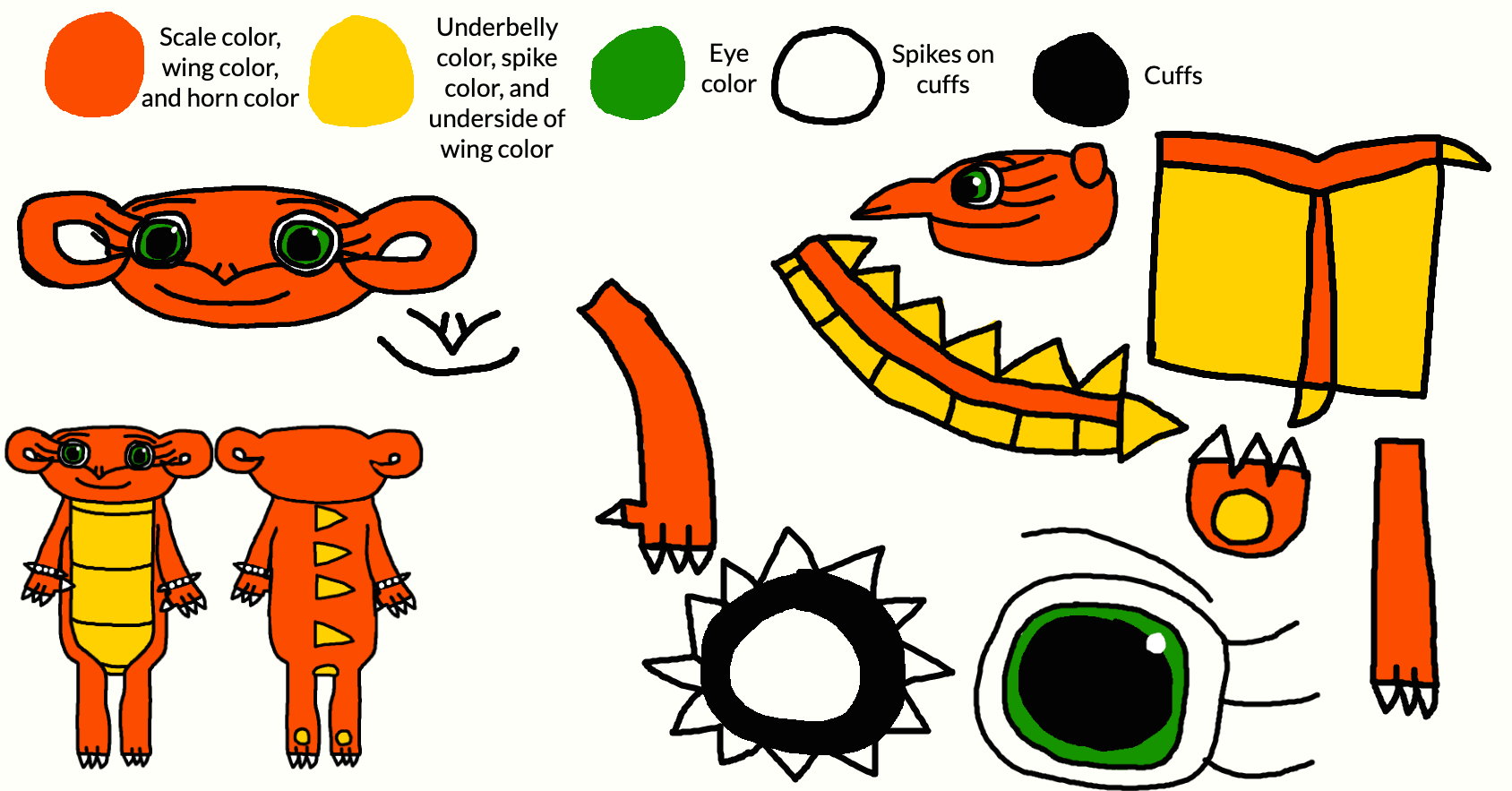 Ivy Dragon Reference Sheet by DragonGirlRoar on DeviantArt