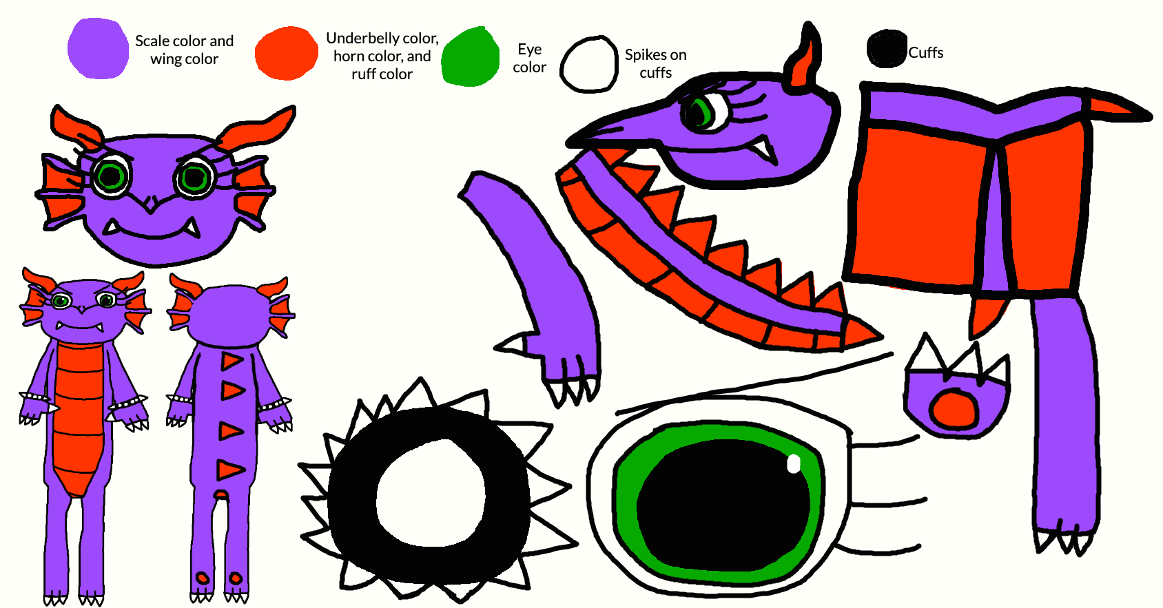 Rocky Dragon Reference Sheet by DragonGirlRoar on DeviantArt