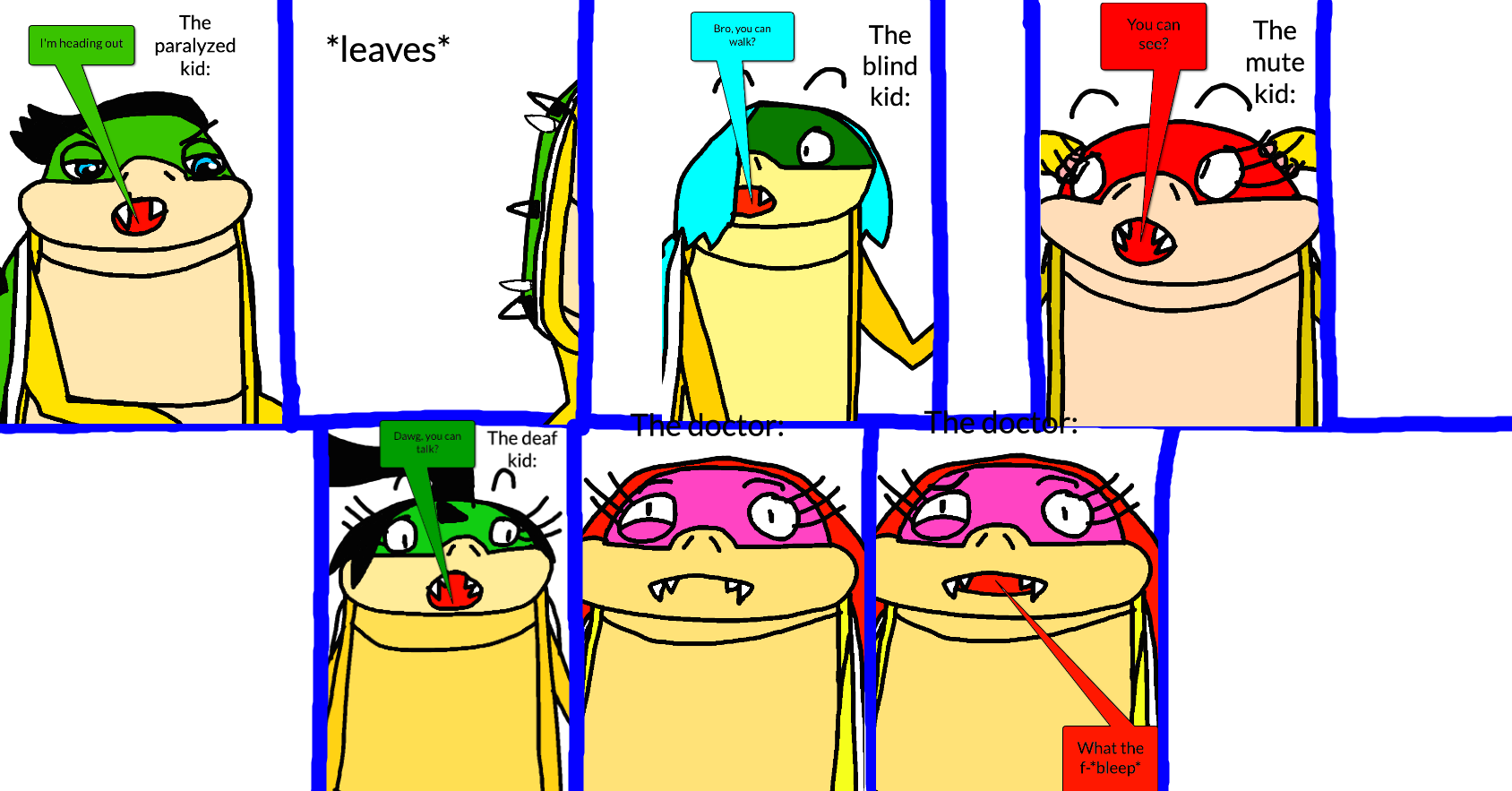 When The Paralyzed Kid Starts Walking Meme by DragonGirlRoar on DeviantArt