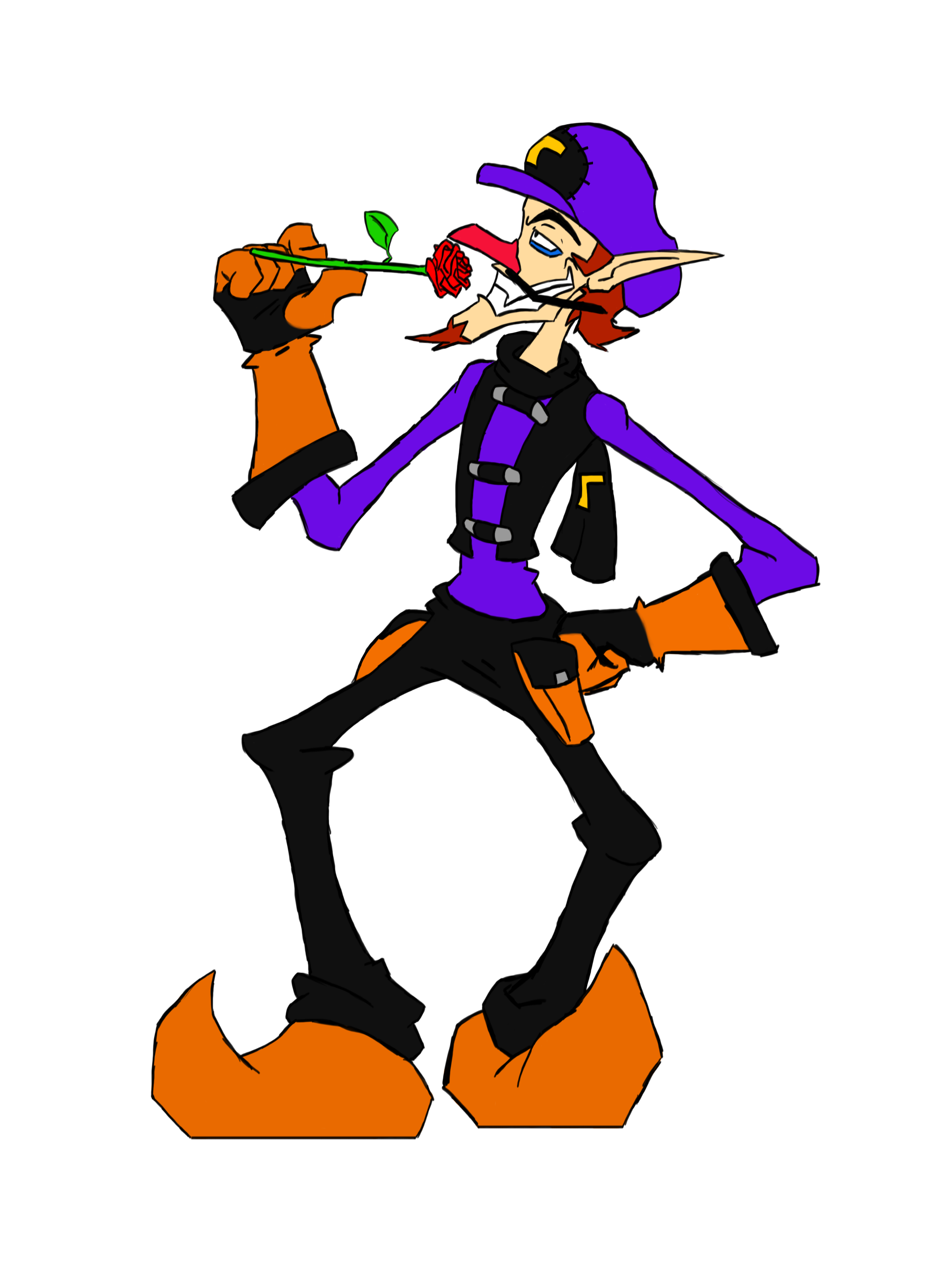 Waluigi by Jabbywocky-Ty on DeviantArt
