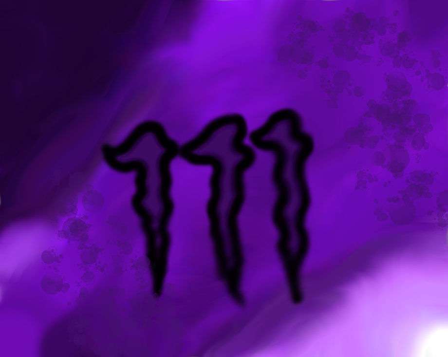 Monster Logo with blood Purple by CherryJadeMonroe on DeviantArt