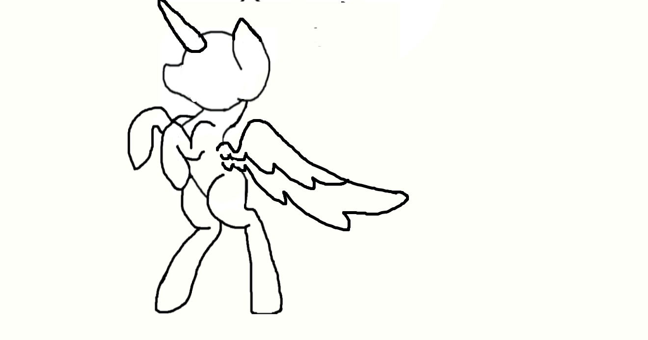 alicorn base by doodledust on DeviantArt
