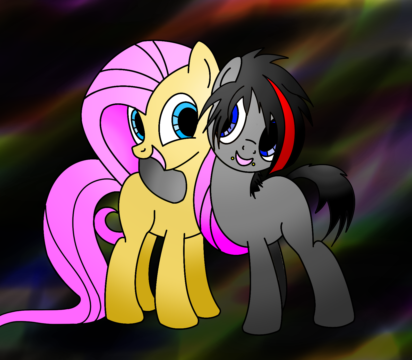 Fluttershy and emo by Chickenpaul on DeviantArt