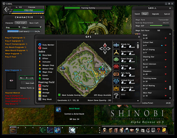 Shinobi Skin for Cabal Online by rendermax on DeviantArt