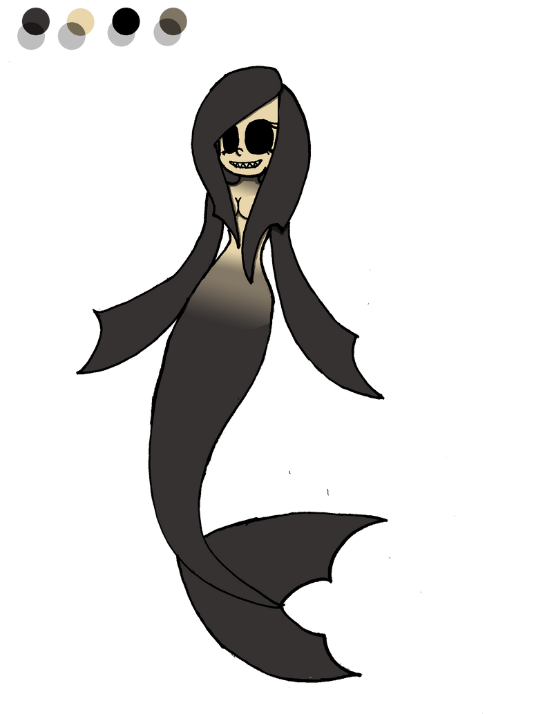 Creepy Mermaid by daFox119 on DeviantArt