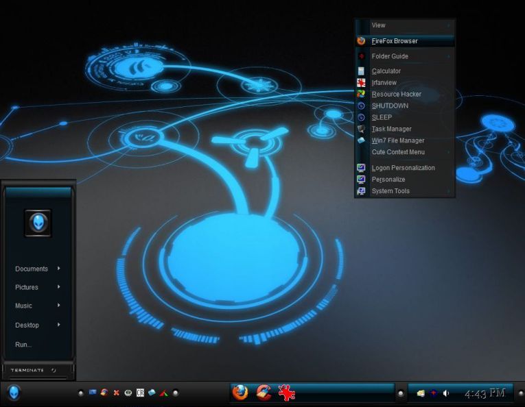 Win7 Alien Theme by KeybrdCowboy on DeviantArt