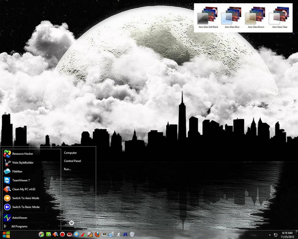Win7 Aero Glass Updated With Install Options by KeybrdCowboy on DeviantArt
