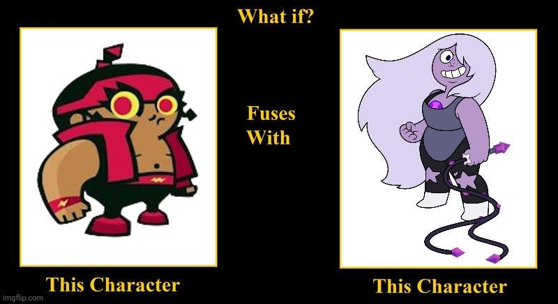 Mighty Ray Fuses With Amethyst by Littleprincesscutie on DeviantArt