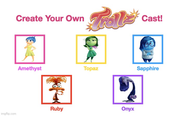 Trollz (Inside Out Edition) Recast by Littleprincesscutie on DeviantArt