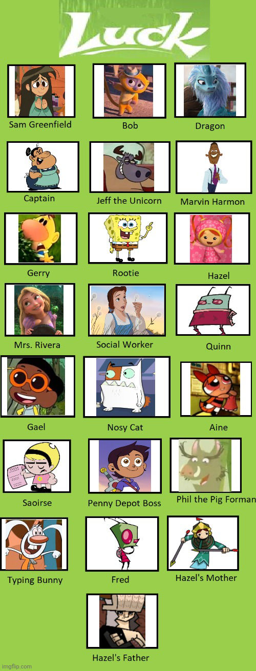 My Luck Cast Meme by Littleprincesscutie on DeviantArt