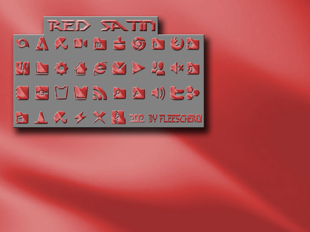 Red_Satin_Alien_Icons + PNG by Fleescher01 on DeviantArt