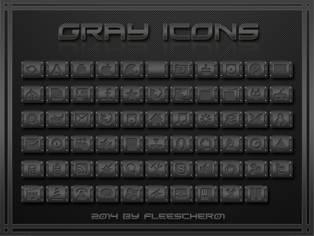 Gray Icons 1 by Fleescher01 on DeviantArt
