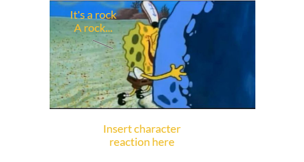 reaction to SpongeBob's rock quote by Spitboy1 on DeviantArt