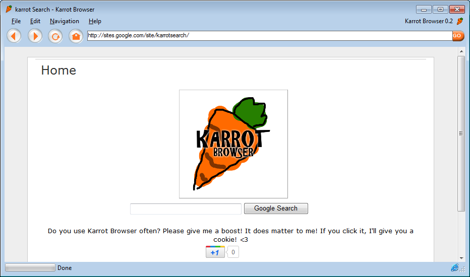 Karrot Browser 0.2 by SpiritShadowx on DeviantArt