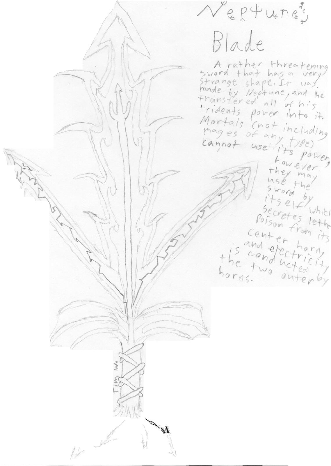 Neptune's Blade by Cobra-Mage on DeviantArt