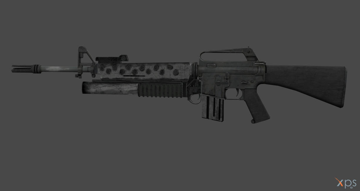 M16 For Xnalara by Elly-Klamsky on DeviantArt