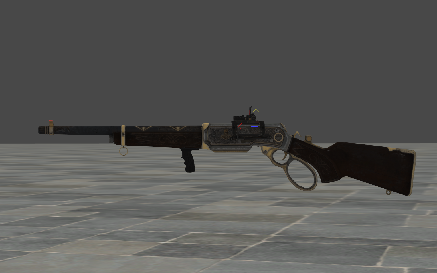 COD AW - Lever Action + Attachment For Xnalara by Elly-Klamsky on ...