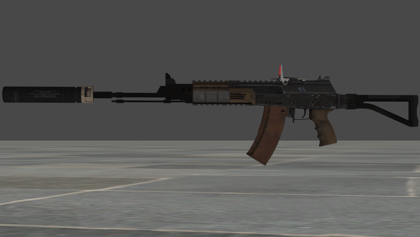 Advanced Warfare - AK12 Stealth XNA SMD OBJ by Elly-Klamsky on DeviantArt