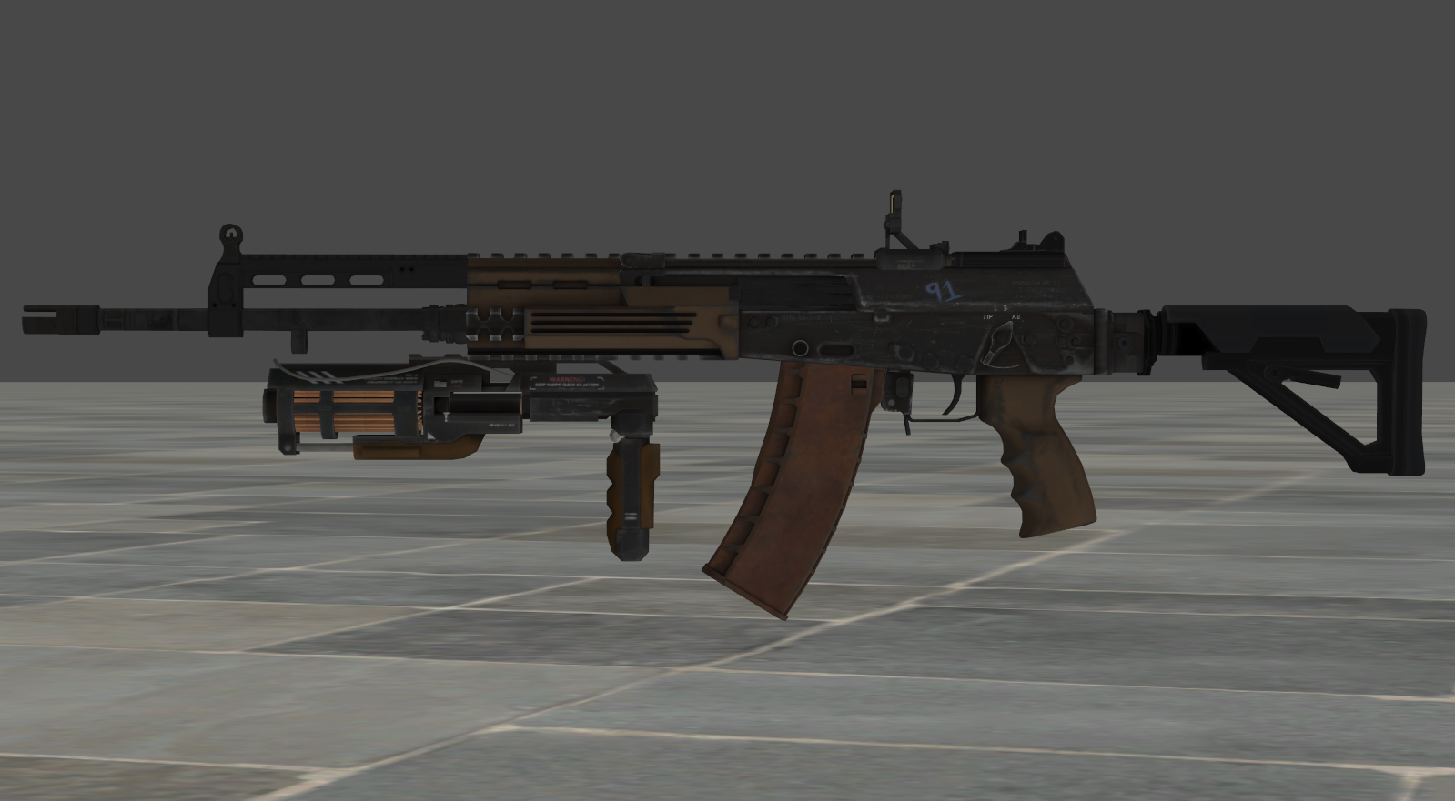 Advanced Warfare - AK12 Fluted XNA SMD OBJ by Elly-Klamsky on DeviantArt