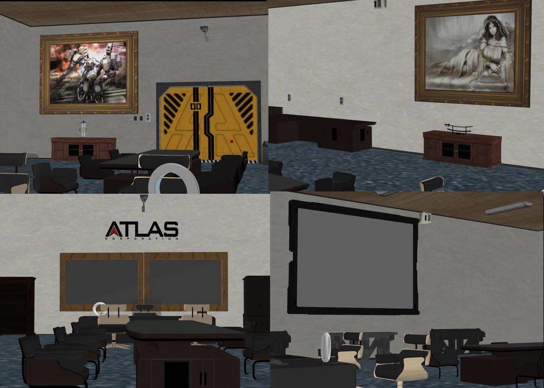 Atlas Desk Room For Xnalara by Elly-Klamsky on DeviantArt