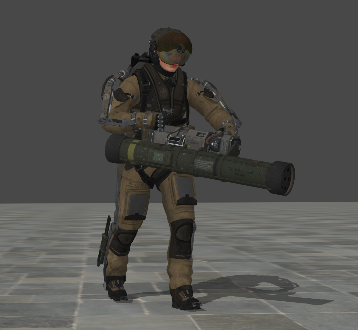 AW - Sentinel Female Soldier For Xnalara by Elly-Klamsky on DeviantArt