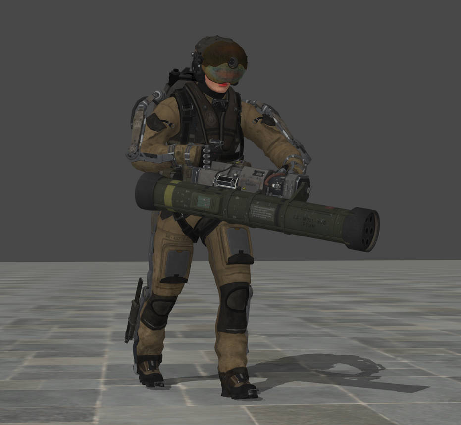 AW - Sentinel Female Soldier For Xnalara by Elly-Klamsky on DeviantArt