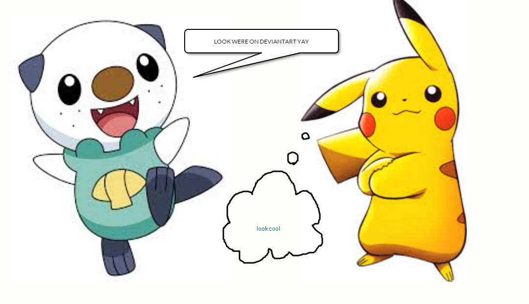 Oshiwatt and Pikachu by Steve-The-Miner on DeviantArt