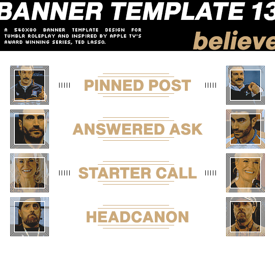 BANNER TEMPLATE 13 - BELIEVE by PsychePaz on DeviantArt