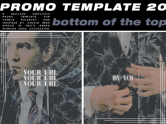 PROMO TEMPLATE 20 - BOTTOM OF THE TOP by PsychePaz on DeviantArt