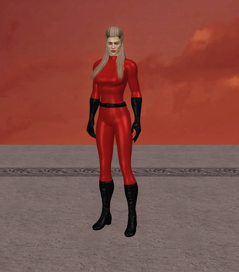 Sonya simply red suit (DL) by dim1988 on DeviantArt