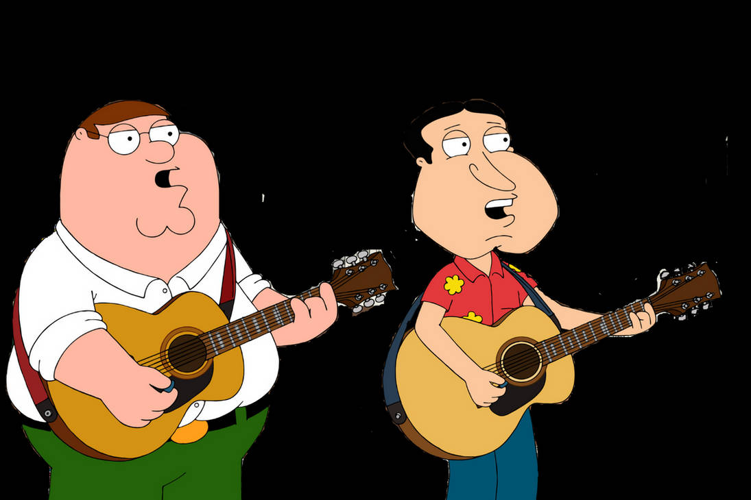 Peter and Quagmire on guitars by ThunderFists1988 on DeviantArt