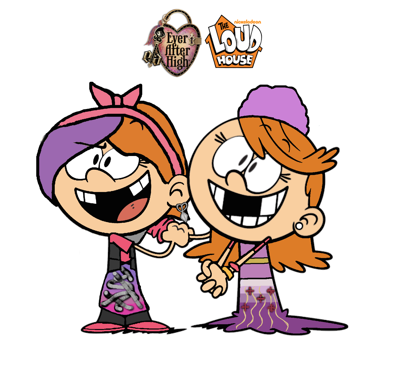 Lana and Lola Loud as Poppy and Holly O'Hair by ThunderFists1988 on ...