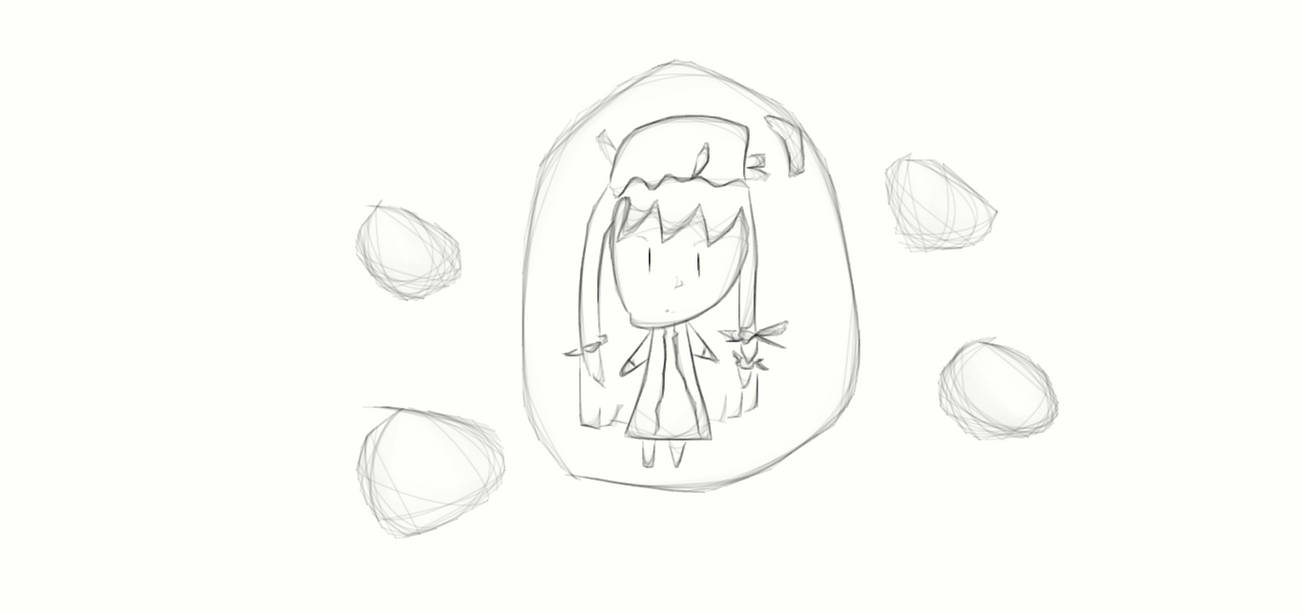 Chibi Patchouli in a bubble by springlover432 on DeviantArt