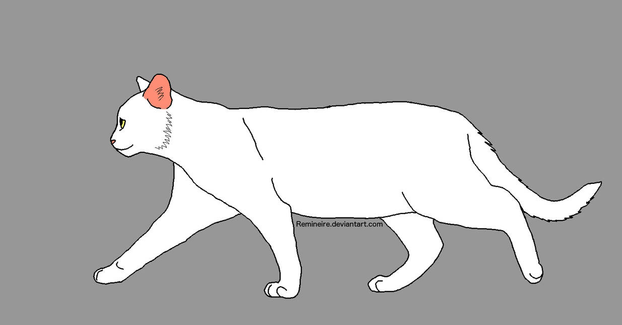Cat Lineart PSD by Remineire on DeviantArt