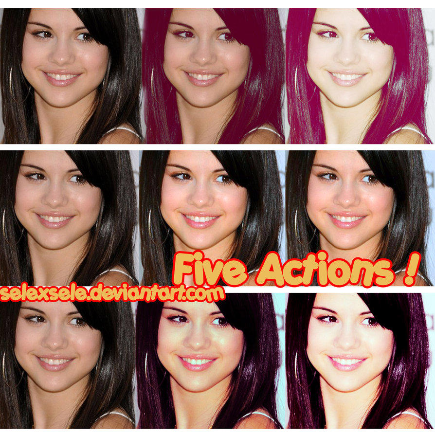 FIVE actions by selexsele on DeviantArt