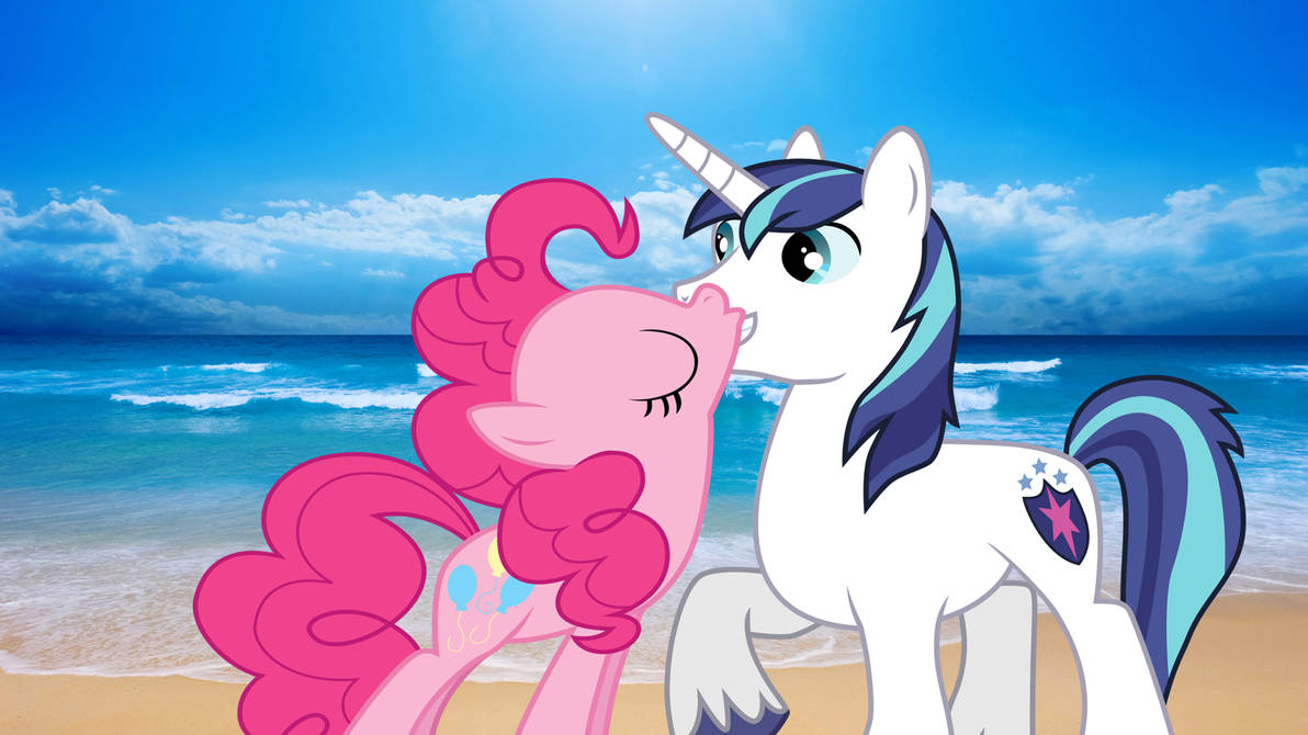 Shining Armour and Pinkie Pie kiss by KovuAndZira2001 on DeviantArt