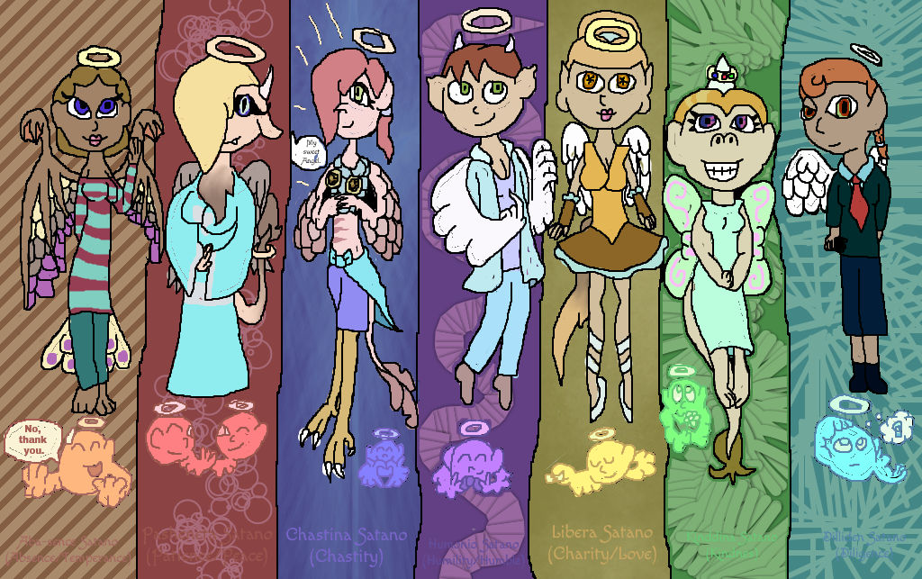 The Virtue Angels (10 Years Later) by Seadragirl12 on DeviantArt