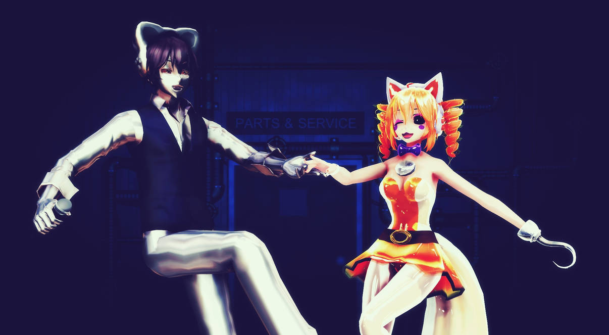 A Funtime Duo Yenndo's MODEL DL by Zebracorn-chan on DeviantArt