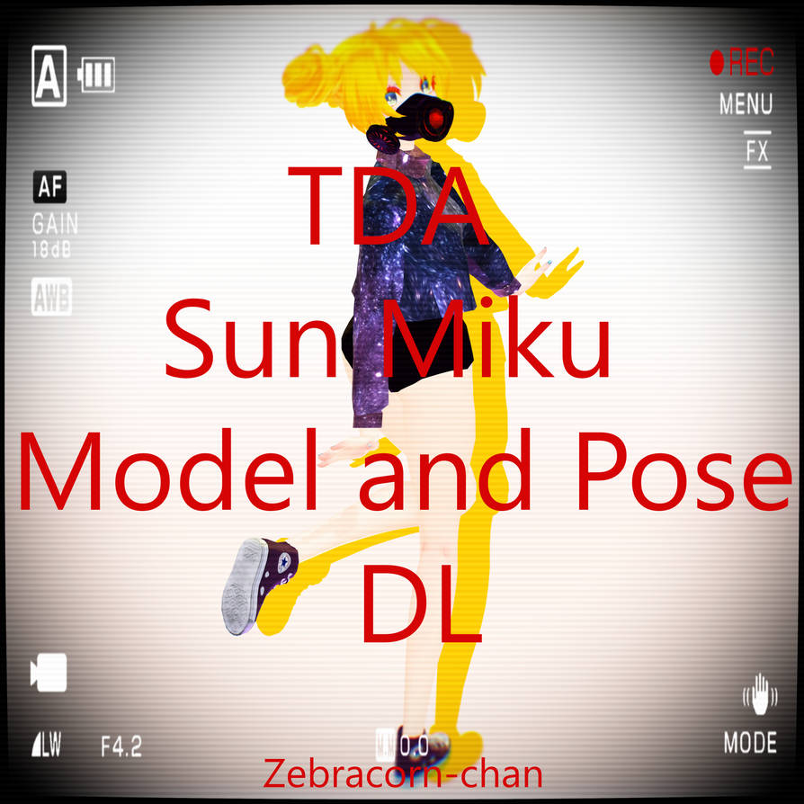 TDA Sun Miku Model and Pose DL by Zebracorn-chan on DeviantArt
