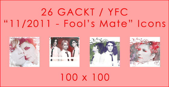 GACKT Icons - Set 002 by IttyBittyVic on DeviantArt