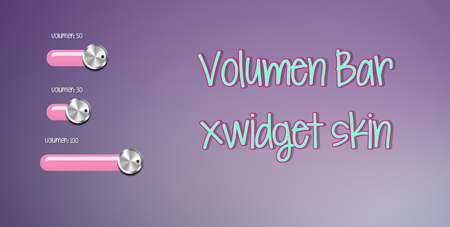 Volume Bar Xwidget skin by Raiiy on DeviantArt