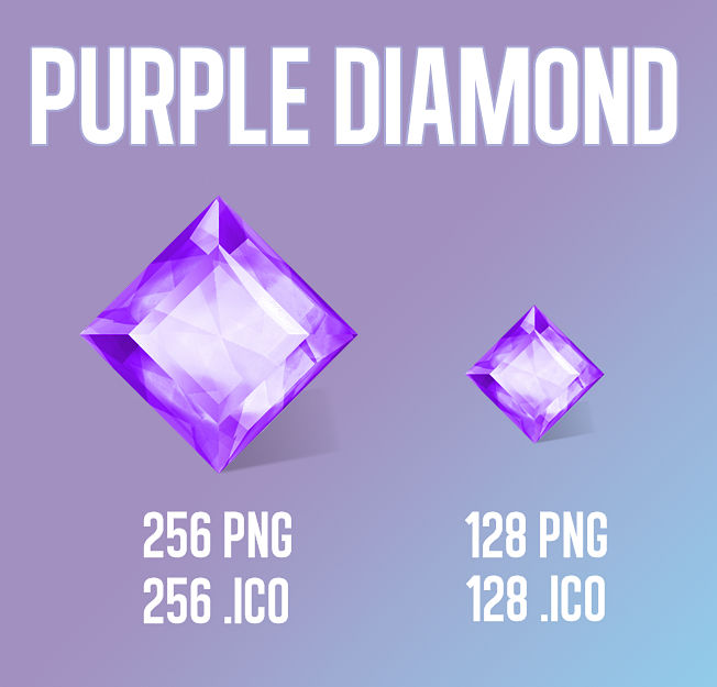 Purple Diamond by Ry by Raiiy on DeviantArt